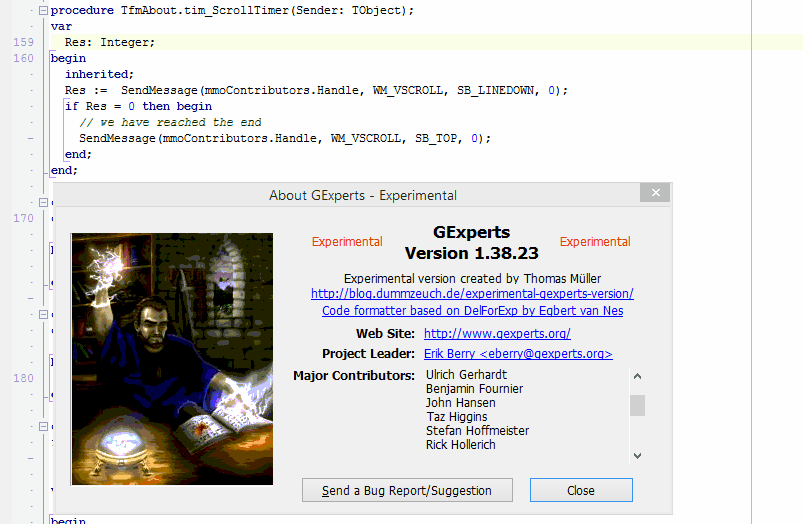 Automatically scroll a memo line by line in Delphi – twm's blog